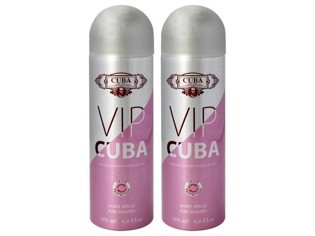 Click here for VIP by Cuba for Women - 6.6 oz Body Spray - Pack o... prices