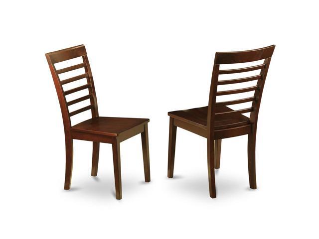 Click here for East West Furniture Milan Chair with Wood Seat - M... prices