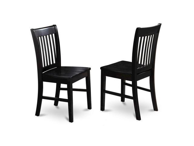 Click here for East West Furniture Norfolk Dining Chair Wood Seat... prices