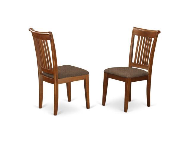 Click here for East West Furniture POC-SBR-C Portland slat back c... prices