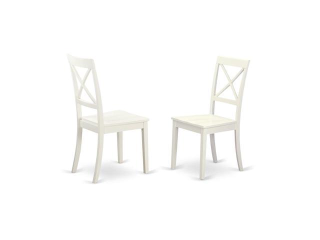 Click here for East West Furniture Boston X- back Chair for dinin... prices