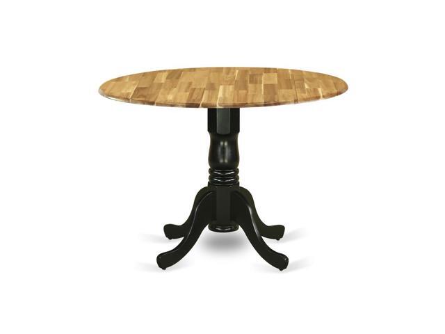 Click here for East West Furniture Dining Table Natural & Black... prices