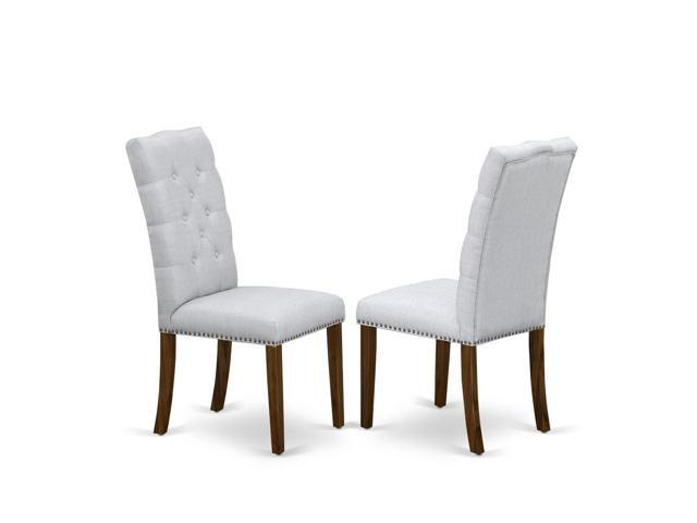 Click here for East West Furniture Dining Chair Walnut  ELP8T05 prices