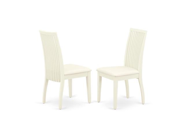 Click here for East West Furniture Dining Chair Linen White  IPC-... prices