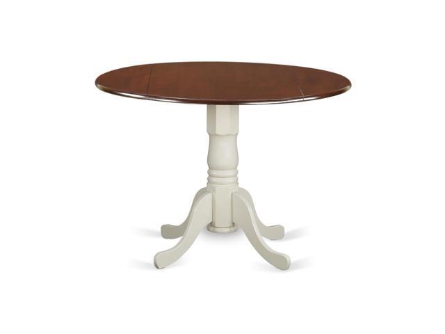 Click here for East West Furniture Dining Table Mahogany & Linen... prices