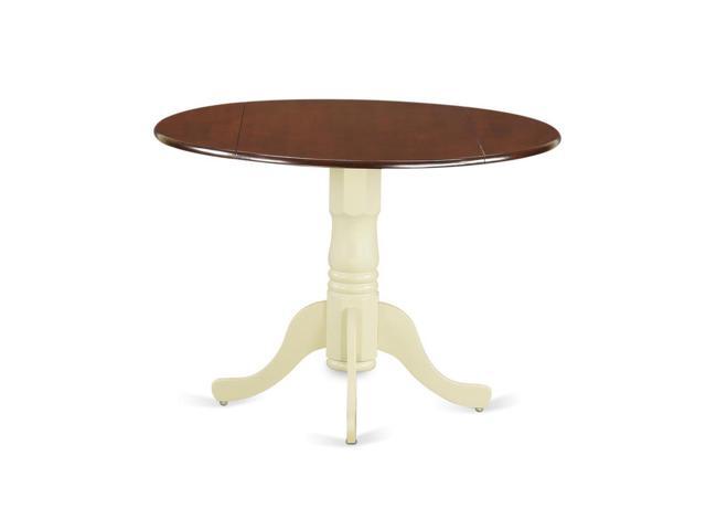 Click here for East West Furniture Dining Table Mahogany & Butter... prices