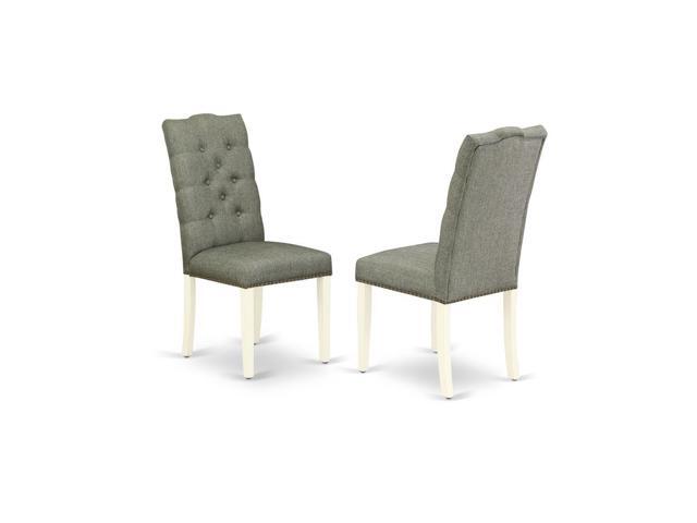 Click here for East West Furniture Dining Chair Linen White  ELP2... prices