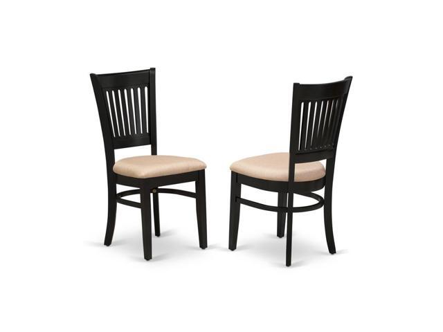 Click here for East West Furniture Dining Chair Oak  VAC-BLK-C prices