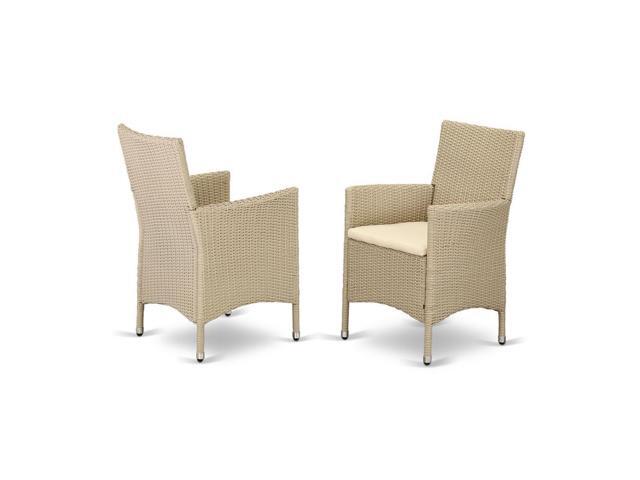 Click here for East West Furniture Wicker Patio Chair Cream  HVLC... prices