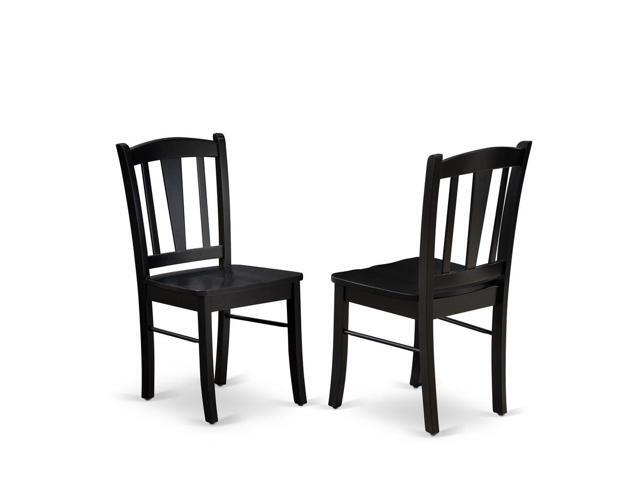 Click here for East West Furniture East West DLC-BLK-W Dublin Cha... prices