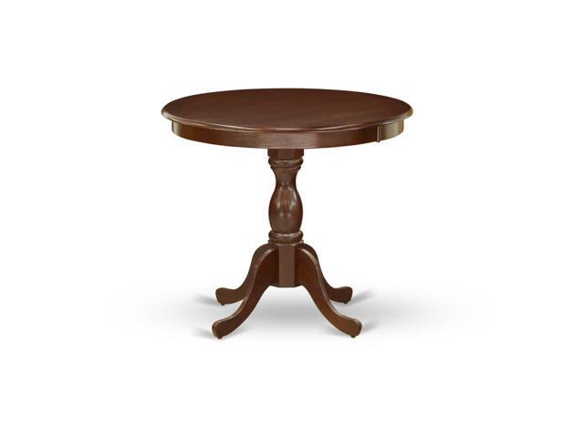Click here for East West Furniture Round wood table Mahogany Colo... prices
