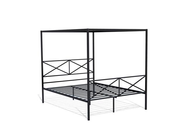 Click here for East West Furniture GEQCBLK Glendale Platform Bed... prices