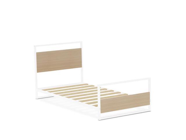 Click here for East West Furniture Erie metal bed frame with 4 Me... prices