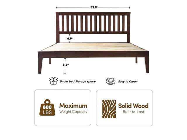 Click here for East West Furniture Full Wooden Platform Bed Frame... prices