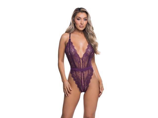 Click here for Roma Costume Lace Fetish Teddy  Purple  S/M prices