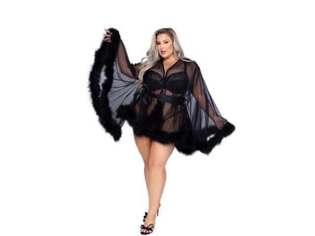 Click here for Roma Costume Hollywood Glam Luxury Mini Robe  Blac... prices