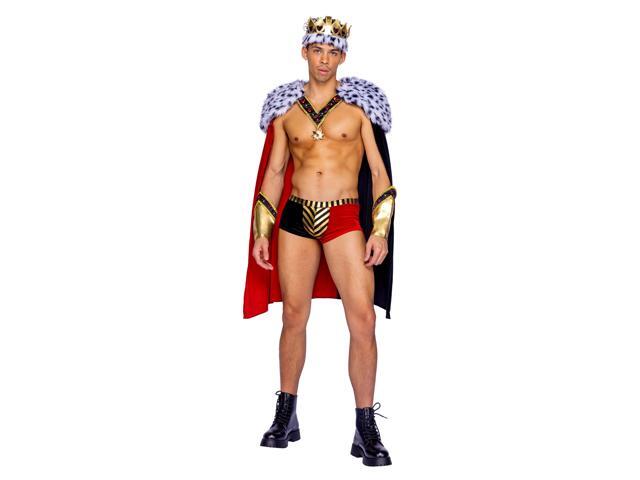 Click here for Roma Costume 3pc King of Hearts  Black/Red/Gold/Wh... prices