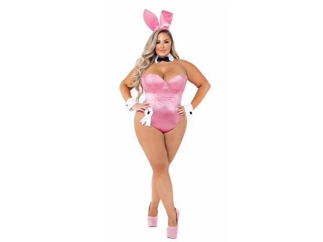 Click here for Roma Costume 8pc Playboy Bunny  Pink  2XL prices
