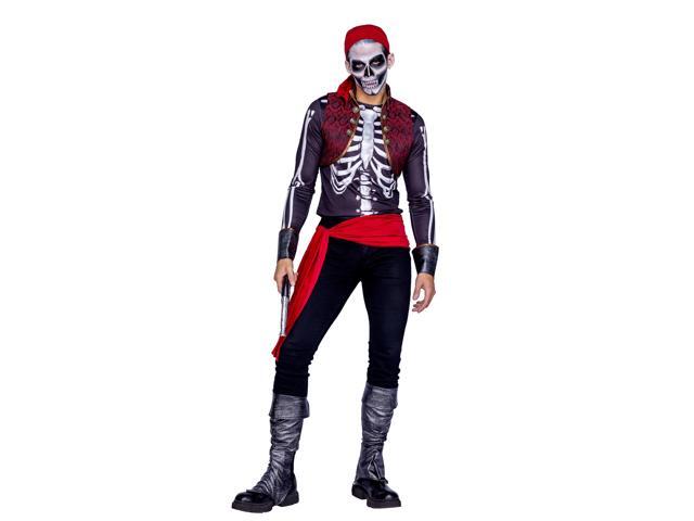 Click here for Roma Costume 4pc Pirates Curse  Black/White/Red  S prices