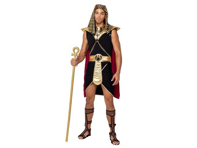 Click here for Roma Costume 5PC Mighty Pharaoh  Black/Gold  L prices