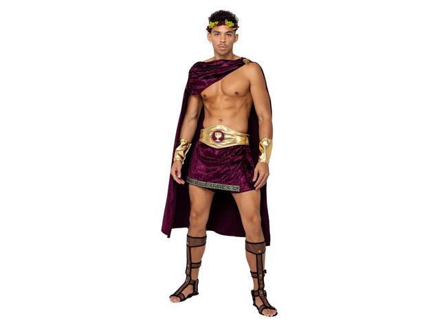 Click here for Roma Costume 4PC Mens God Of Wine  Merlot  XL prices