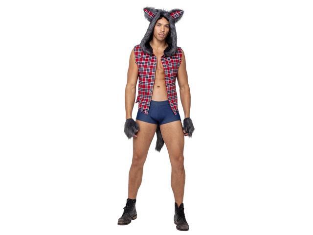 Click here for Roma Costume 3PC Mens Full Moon Werewolf  Red/Blue... prices