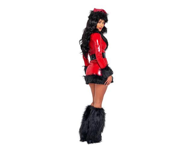 Click here for Roma Costume 2pc Santa Babe  Red/Black  M prices