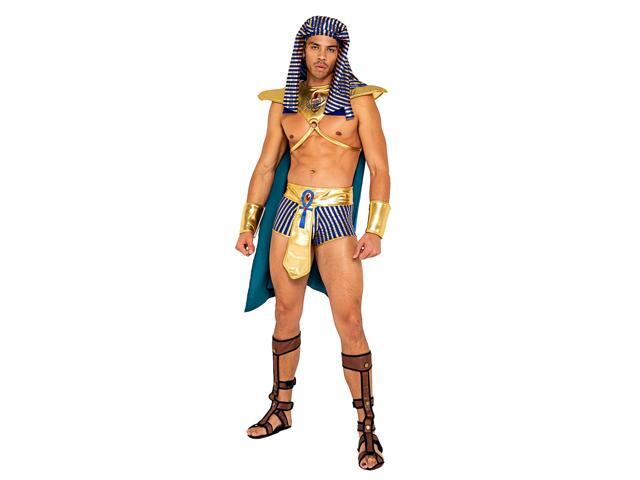 Click here for Roma Costume 5pc Mens King Pharaoh of Egypt  Gold/... prices