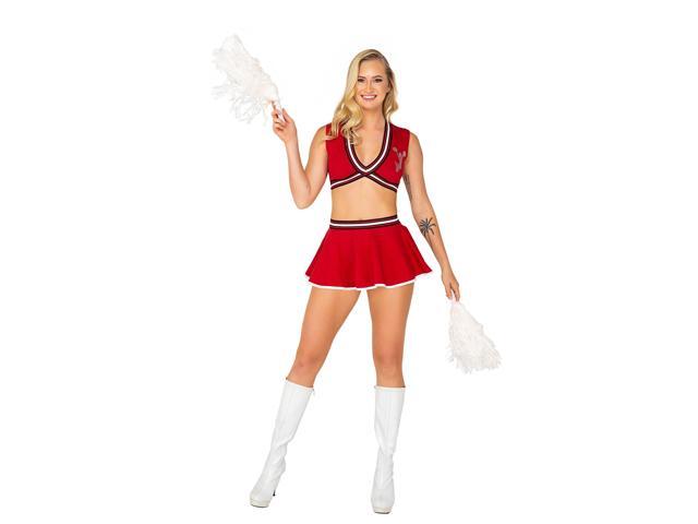 Click here for Roma Costume 3pc School Spirit  Red  S prices