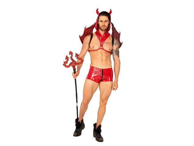 Click here for Roma Costume 2pc Lucifers Desire Devil  Red  XL prices