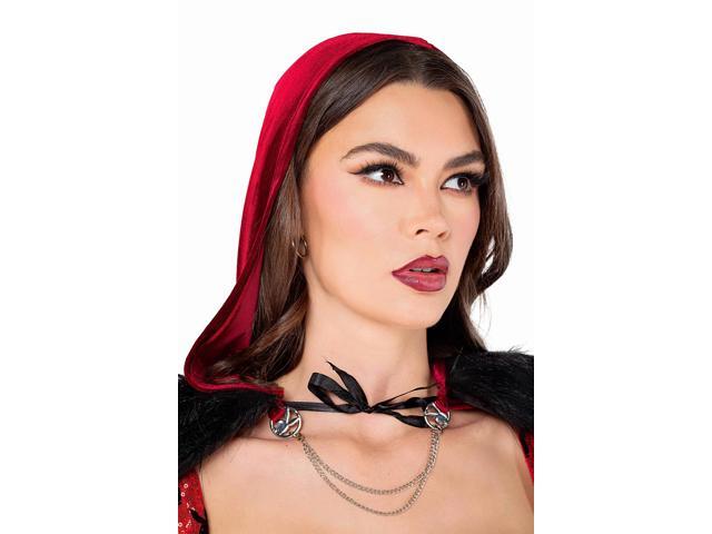 Click here for Roma Costume 2pc Play Enchanted Forest  Black/Red... prices