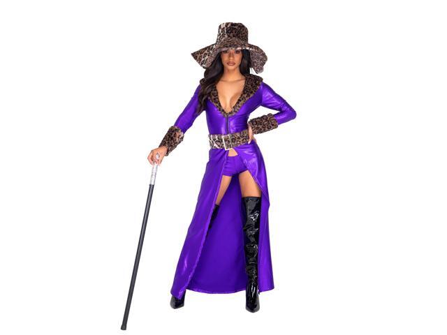 Click here for Roma Costume 4pc Made of Money Pimp  Purple/Brown... prices