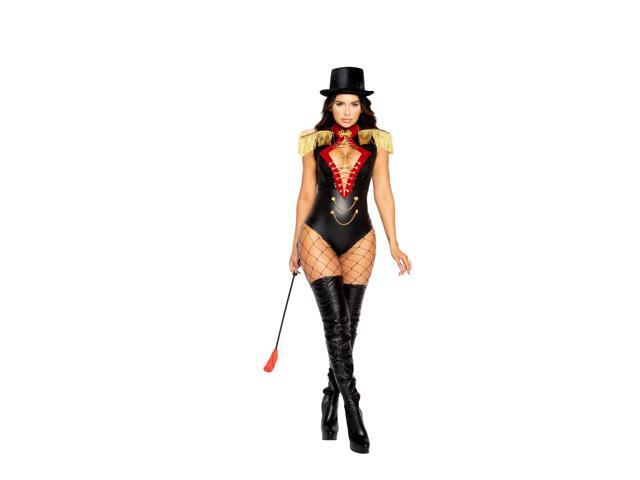 Click here for Roma Costume 2pc Beauty Ringmaster  Black/Red/Gold... prices