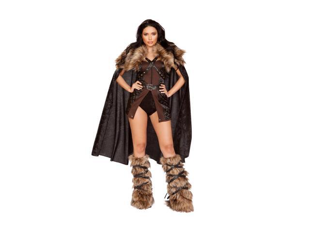 Click here for Roma Costume 4pc Northern Warrior  Black/Brown  S prices