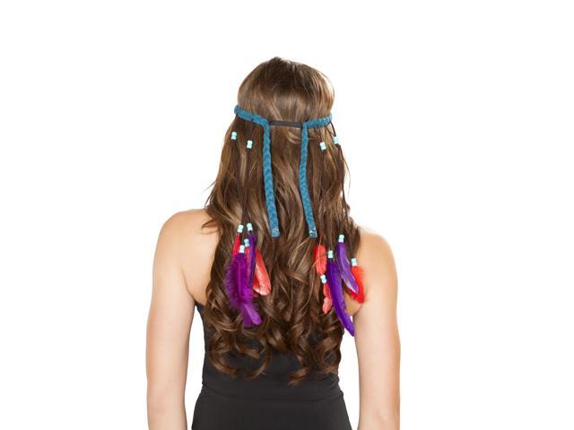 Click here for Roma Costume Turquoise Indian Headband  Turquoise... prices