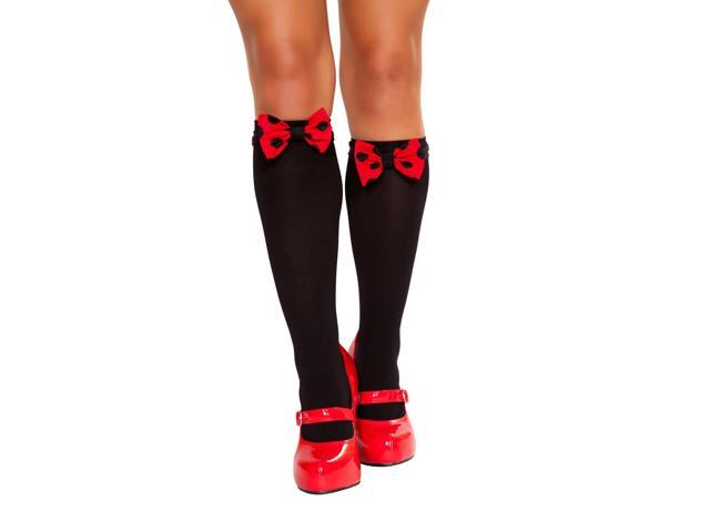 Click here for Roma Costume Mouse Bows for Stockings  Red/Black... prices