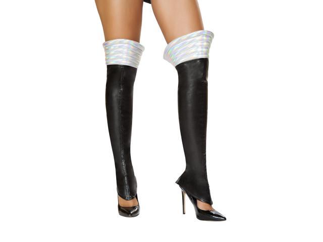 Click here for Roma Costume Black Space Girl Leggings  Black/Silv... prices