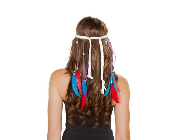 Click here for Roma Costume White Indian Headband  White  One Siz... prices