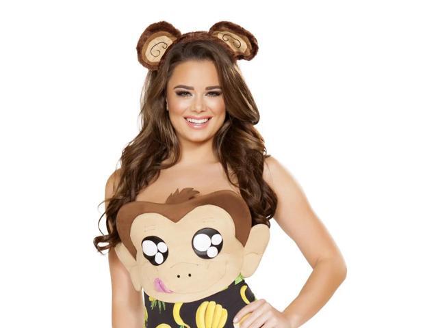 Click here for Roma Costume Monkey Ears  Brown  One Size prices