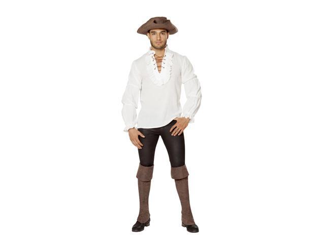 Click here for Roma Costume Pirate Shirt for Men  Ivory  S prices