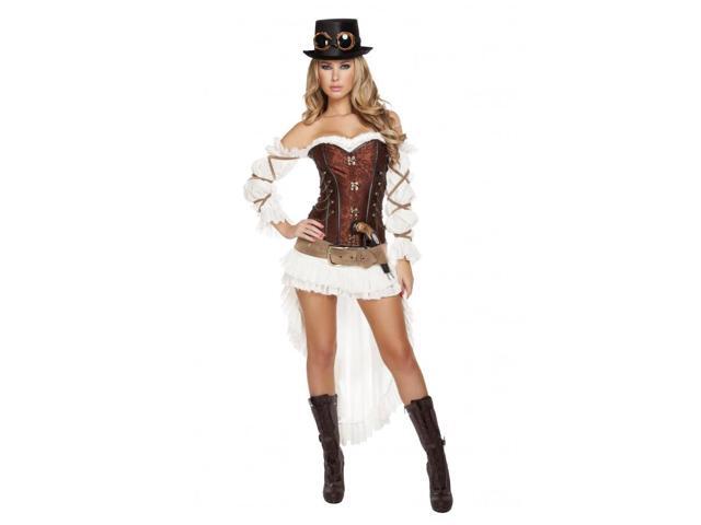 Click here for Roma Costume 7pc Sexy Steampunk Babe  As Shown  S prices