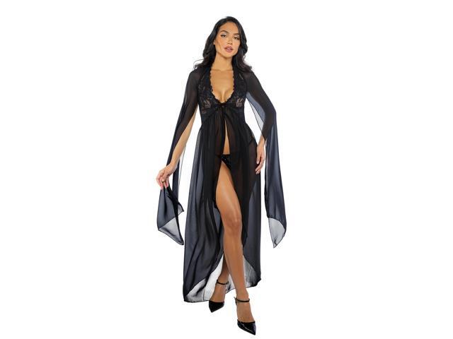 Click here for Roma Costume Smoldering Maxi Nightgown 2-Piece Set... prices