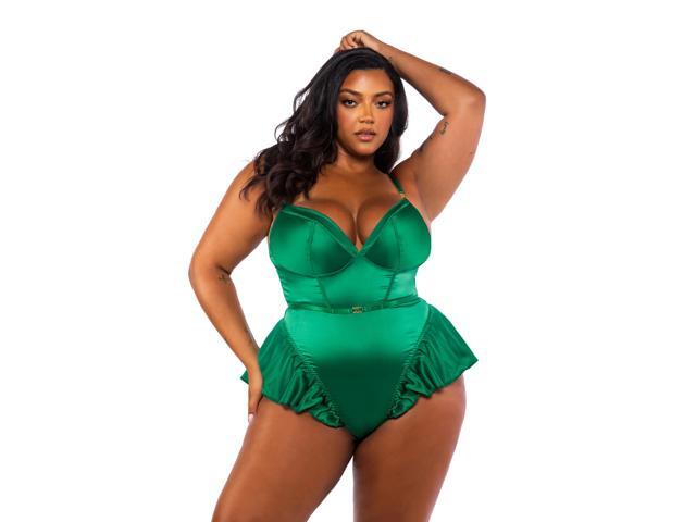 Click here for Roma Costume Cleopatra Romper  green  1X prices
