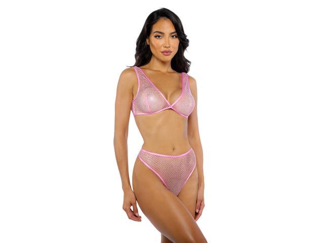 Click here for Roma Costume Think Pink Rhinestone Tube 2-Piece Sh... prices