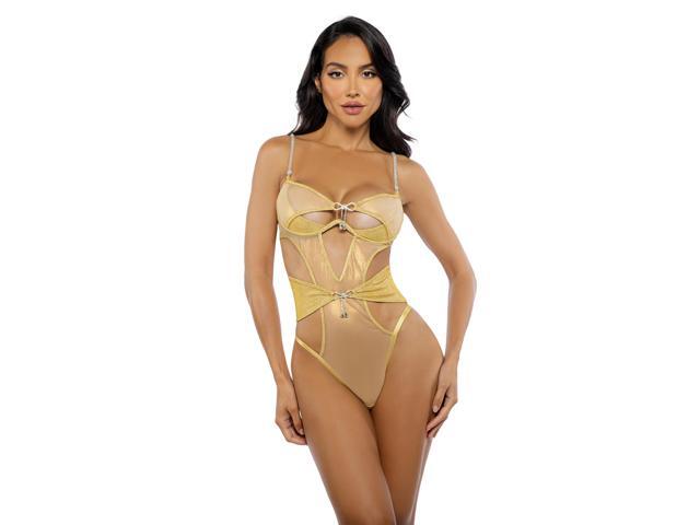 Click here for Roma Costume Gilded Beauty Teddy  gold  XL prices