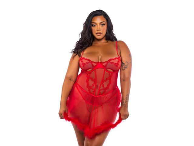 Click here for Roma Costume Baroque Heart Babydoll 2-Piece Set  R... prices