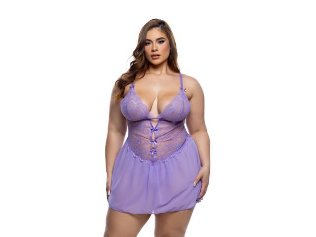 Click here for Roma Costume Paradise Dream Babydoll 2pc Set  Lila... prices