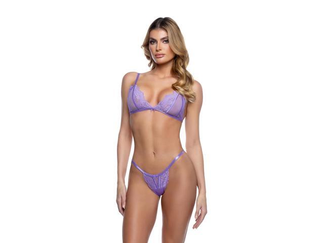Click here for Roma Costume Kiss & Bloom 2pc Set  Lilac  XL prices