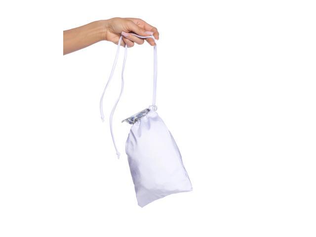 Click here for Roma Costume Spandex Iridescent Money Bag  White... prices