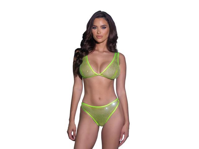 Click here for Roma Costume Think Sparkle Rhinestone Bralette 2pc... prices